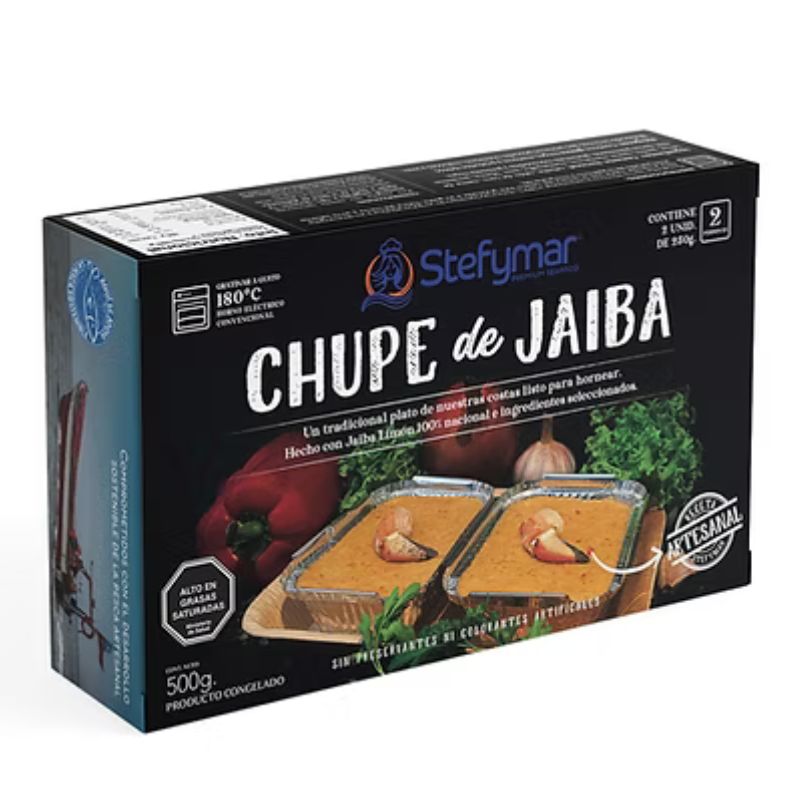 Chupe de Jaiba Stefymar 500grs 2 Bandejas – SuperFrozen.cl